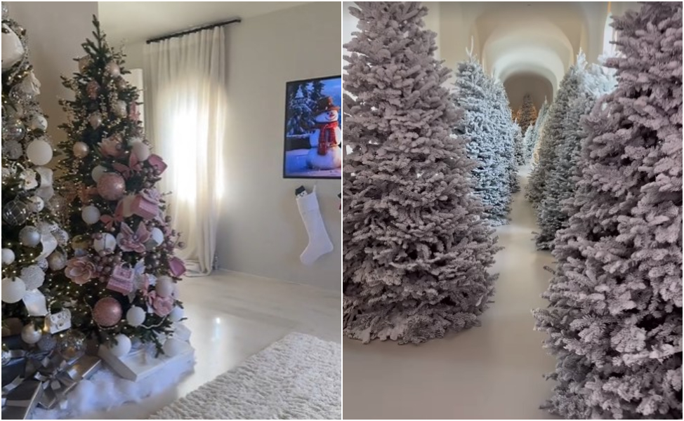 (Видео) Погледнете ја зимската идила во домот на Ким Кардашијан: Има 15 ...